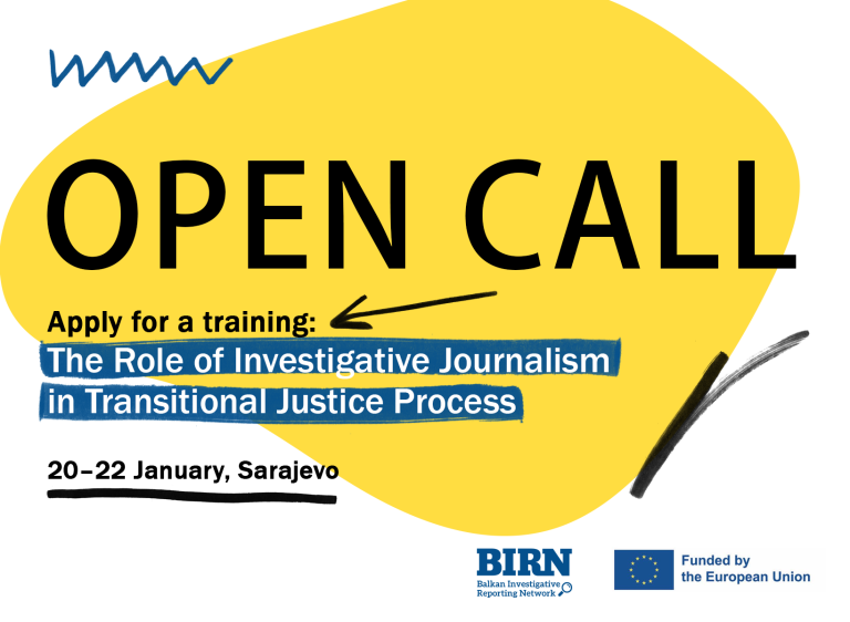 Call for Applications - Training: The Role of Investigative Journalism ...